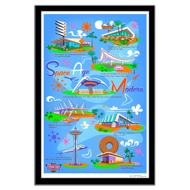 Space Age Modern | Nat Reed Art